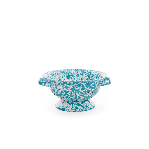 Splatter Enamelware Small Berry Colander - The Dulcimer Shoppe