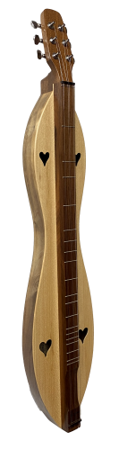 6FHWSY - 6 String, Flathead, Hourglass Dulcimer with Walnut back and s ...