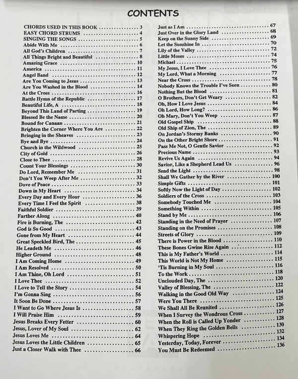 101 Three-Chord Hymns & Gospel Songs for Guitar, Banjo, and Uke by Lar ...