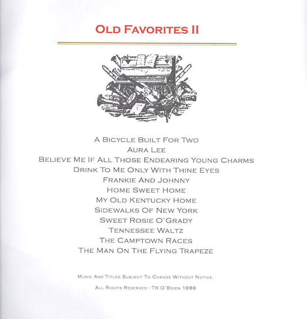 Old Favorites II Lap Harp Packet - The Dulcimer Shoppe