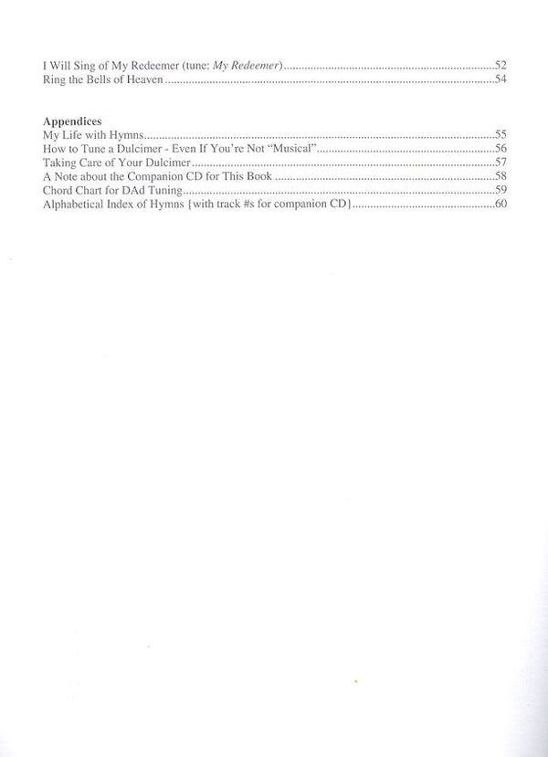 Sacred Hymns of the Old Church by Joe Collins - The Dulcimer Shoppe